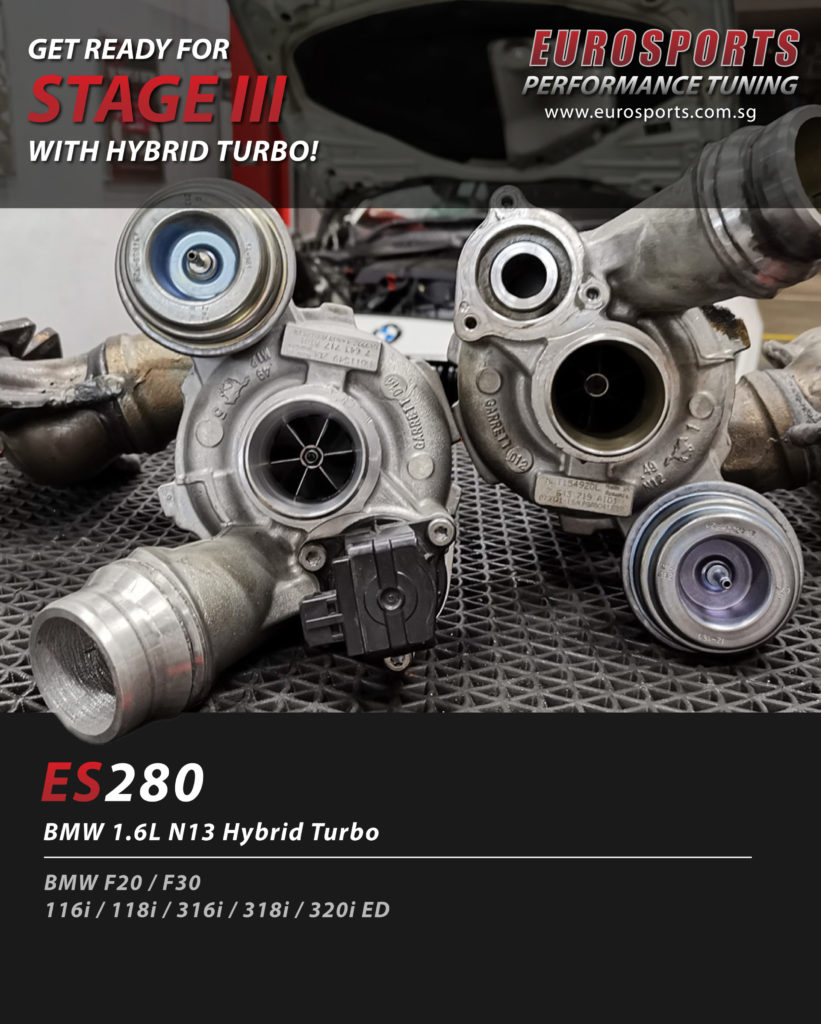 ES280 Hybrid Turbocharger for BMW F20 116i & 118i – Eurosports ...