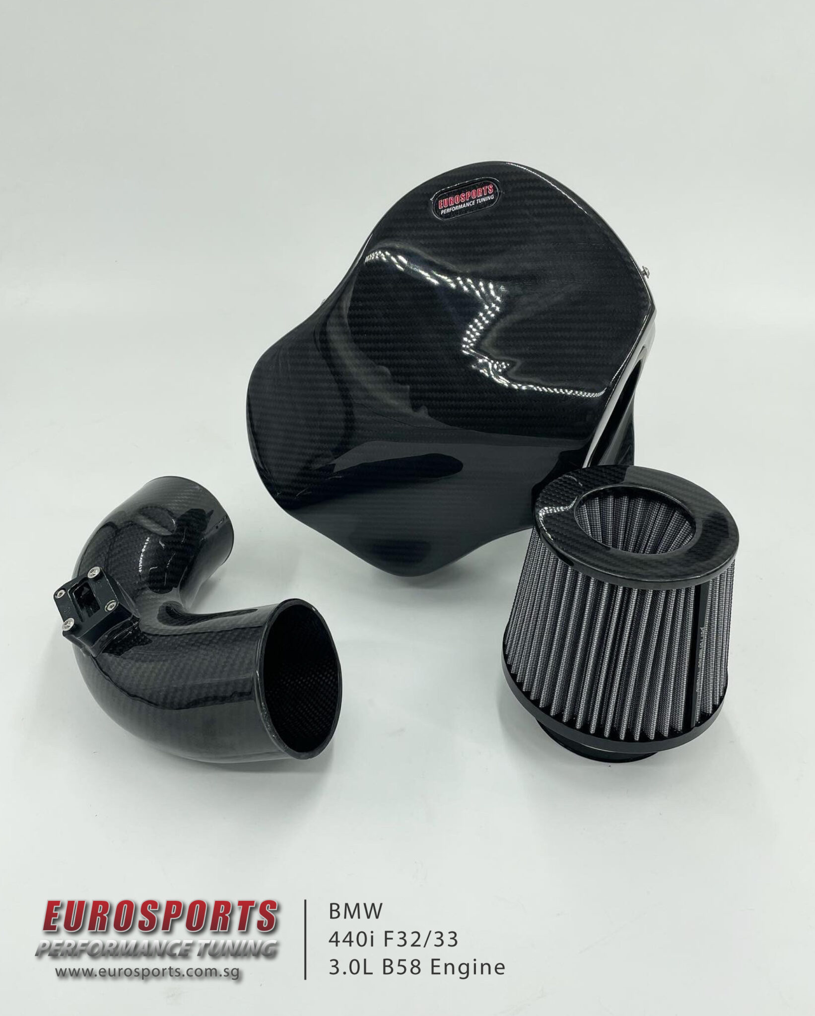 AIR INTAKE SYSTEM FOR BMW F Series M140i / M240i / 340i / 440i B58 3.0L – Eurosports Performance ...